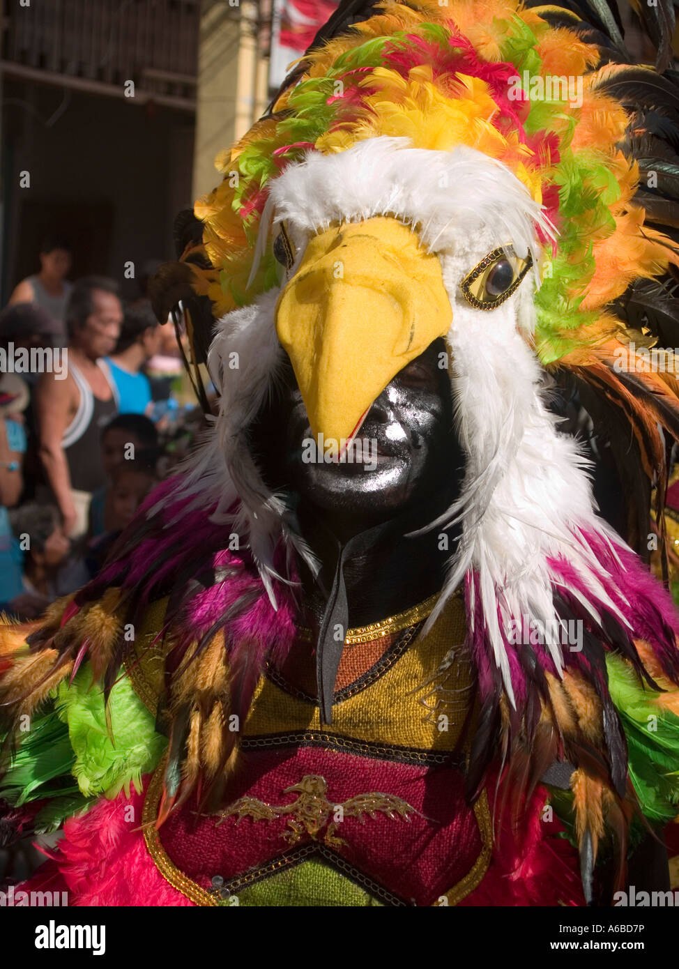 Bird Dancer Ati Atihan Festival Philippines Stock Photo - Alamy