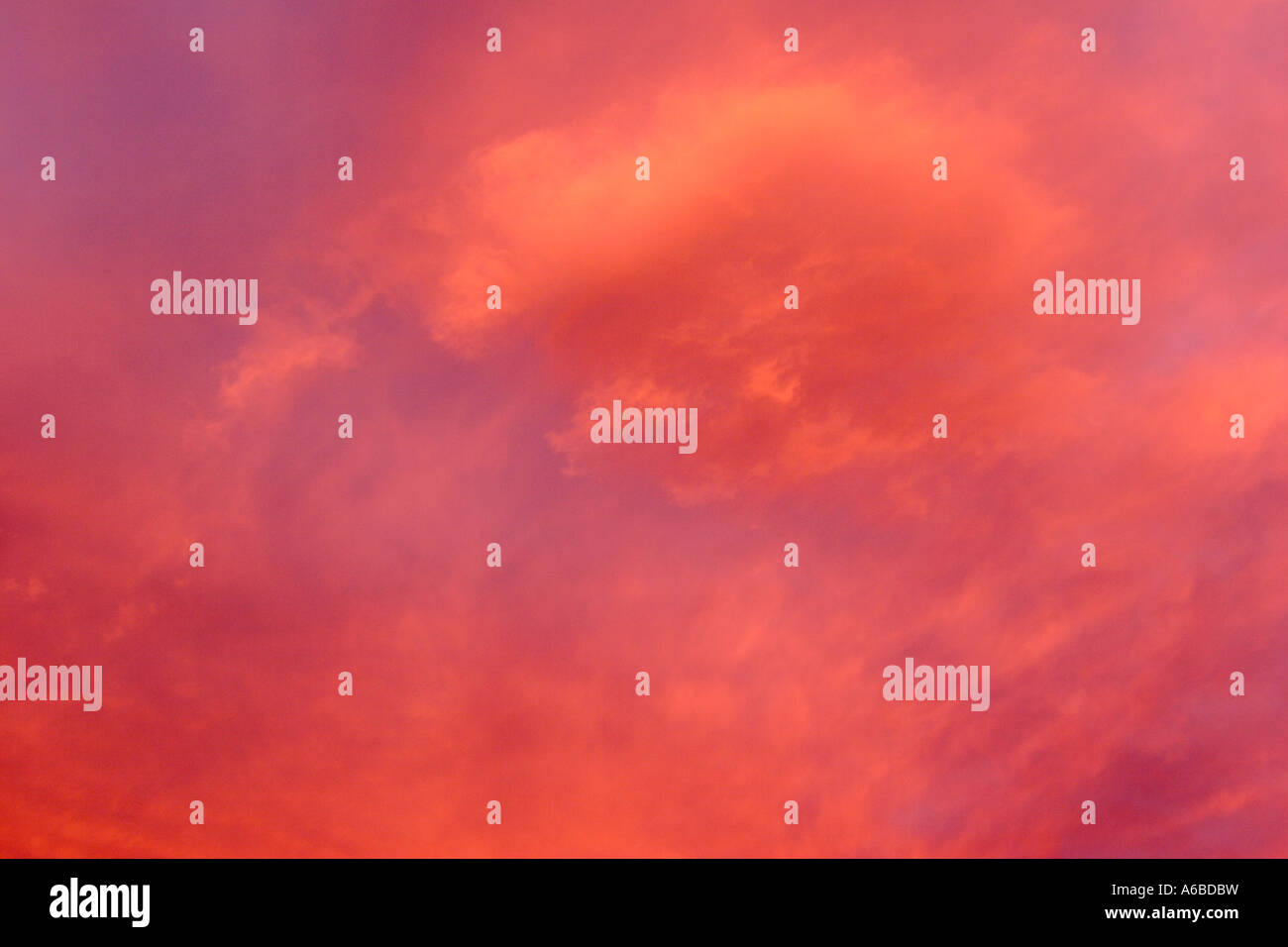 Beautiful red clouds at sunset Stock Photo - Alamy