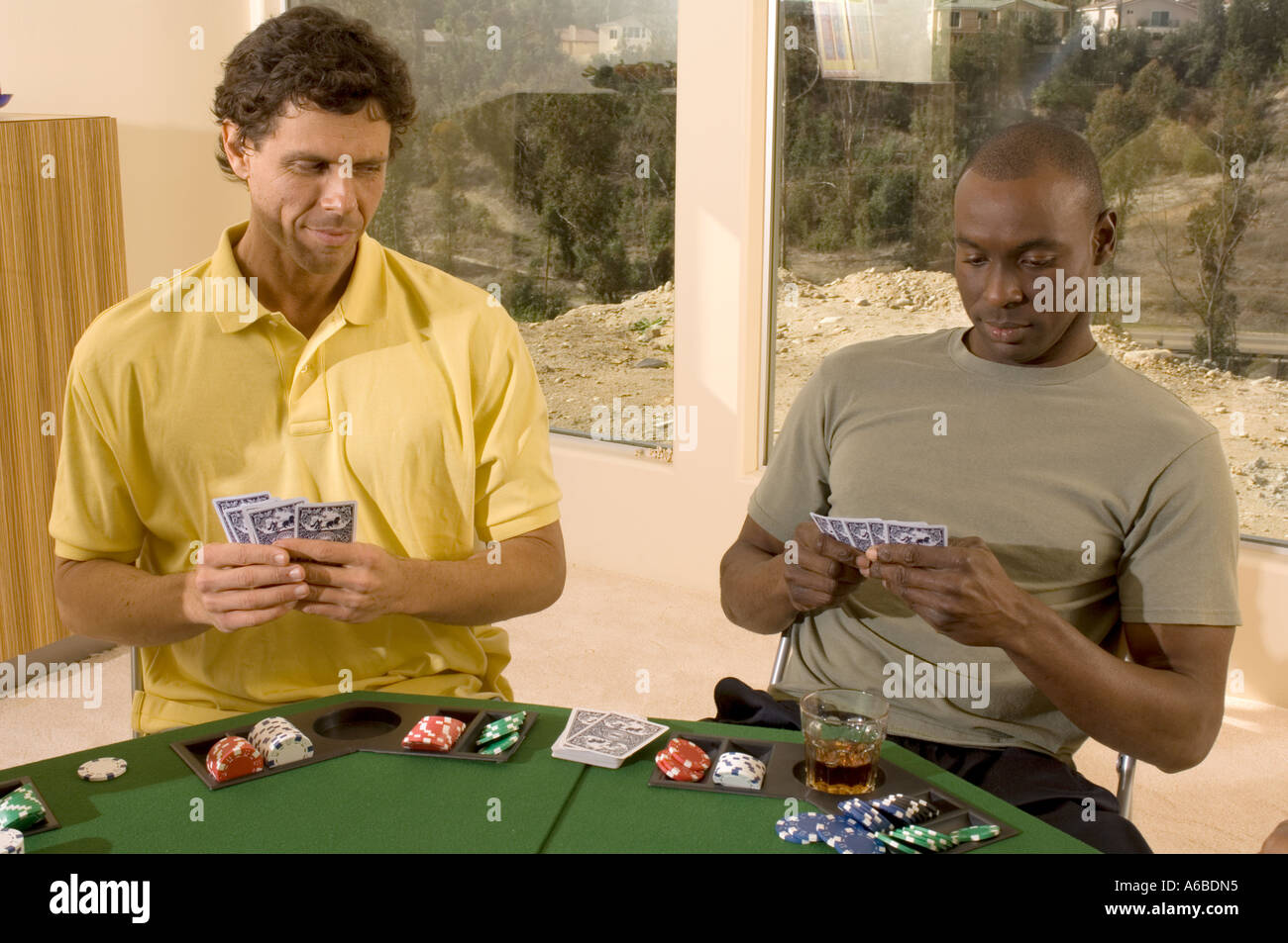 Old man kid checkers hi-res stock photography and images - Alamy