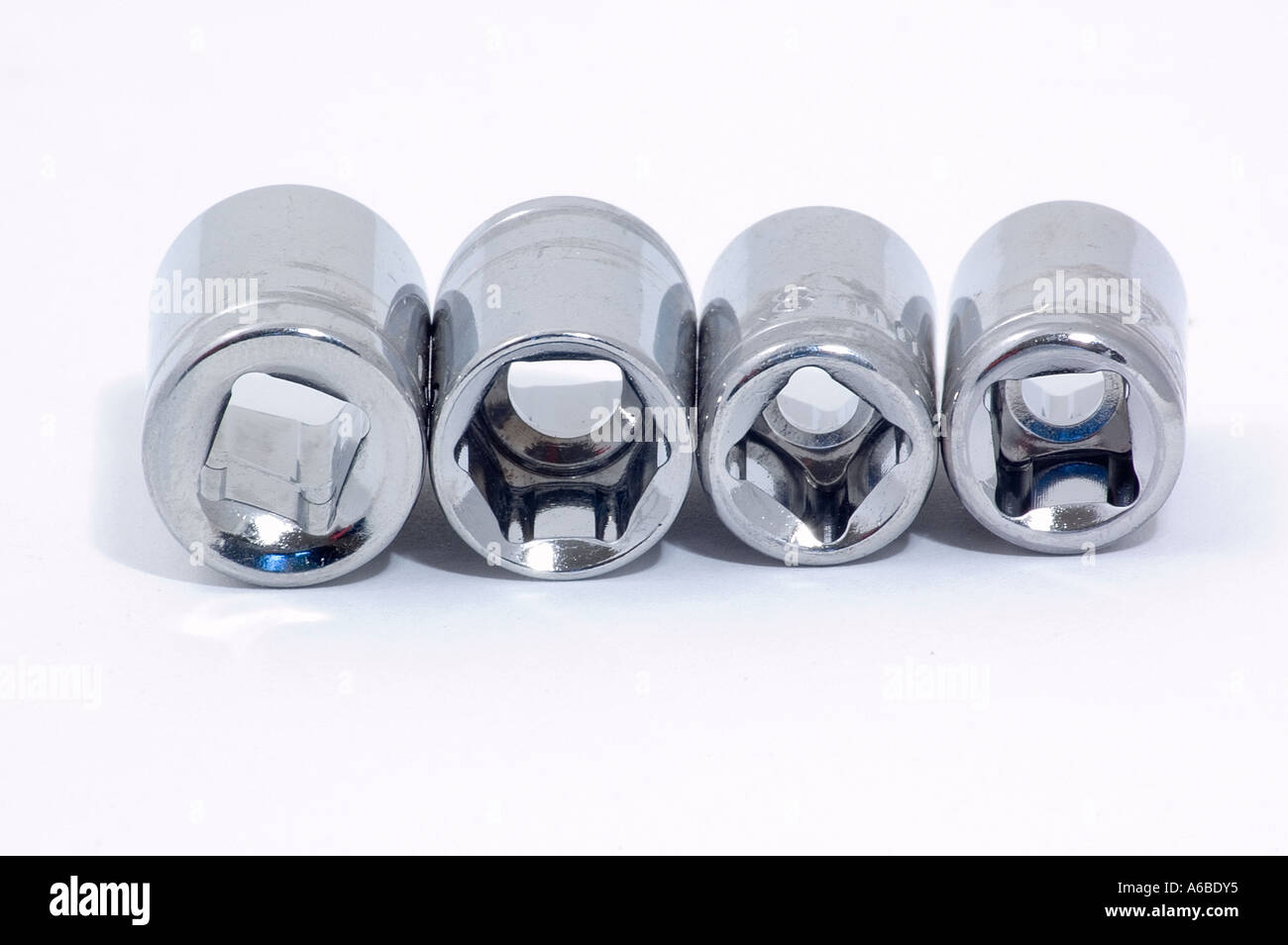 Silver sockets Cut Out Stock Images & Pictures - Alamy