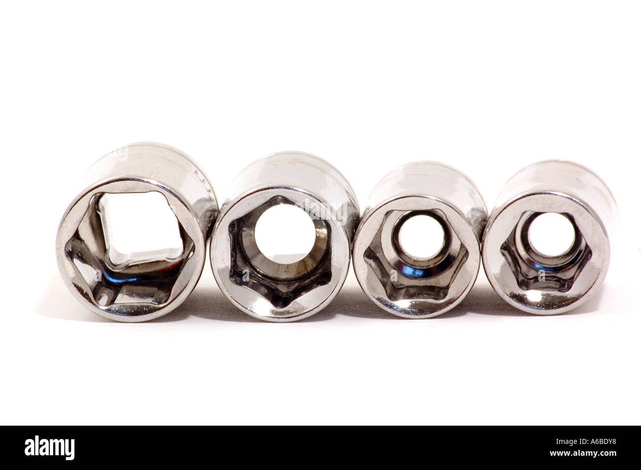 Silver sockets Cut Out Stock Images & Pictures - Alamy