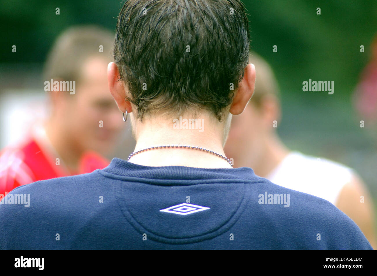 British teenager friends gang London UK Stock Photo - Alamy