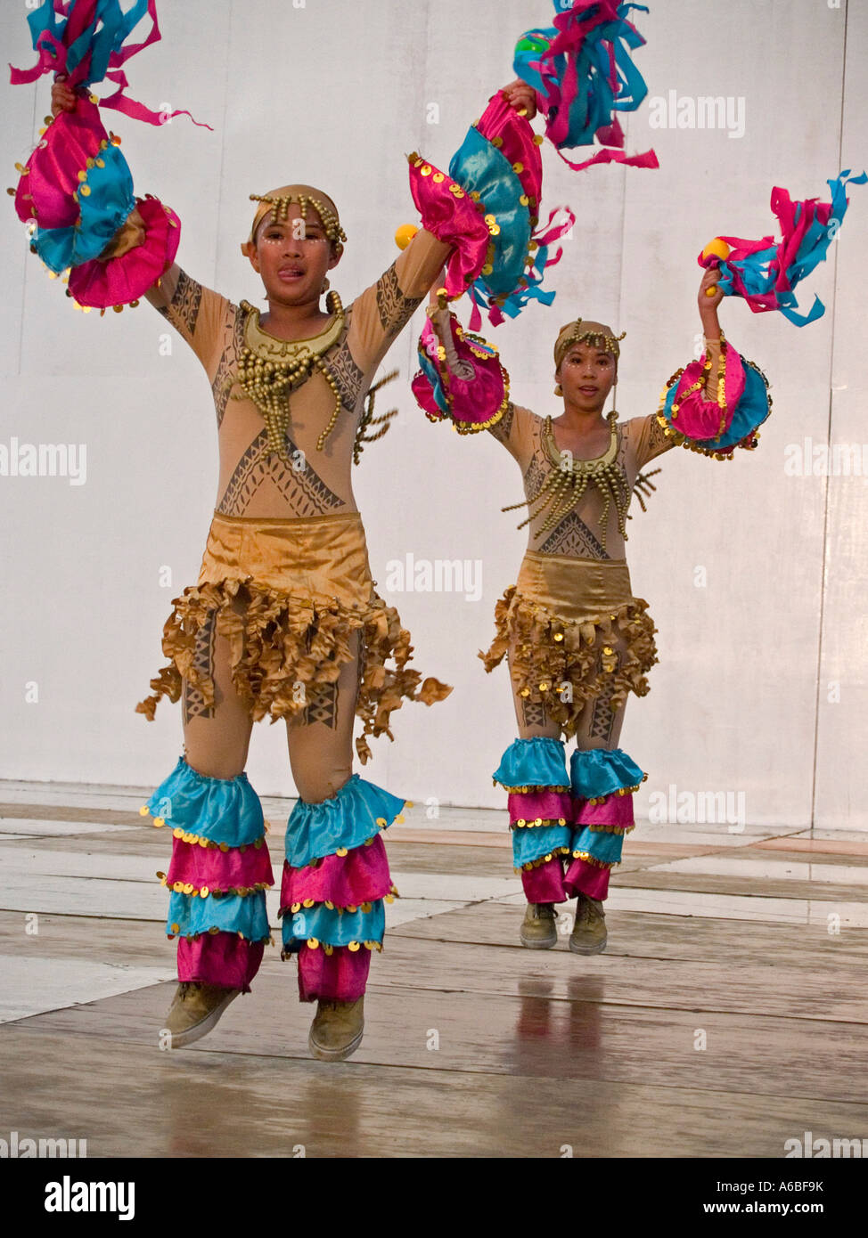 let 's dance, performers at the Sinulog Festival Cebu Philippines Stock ...