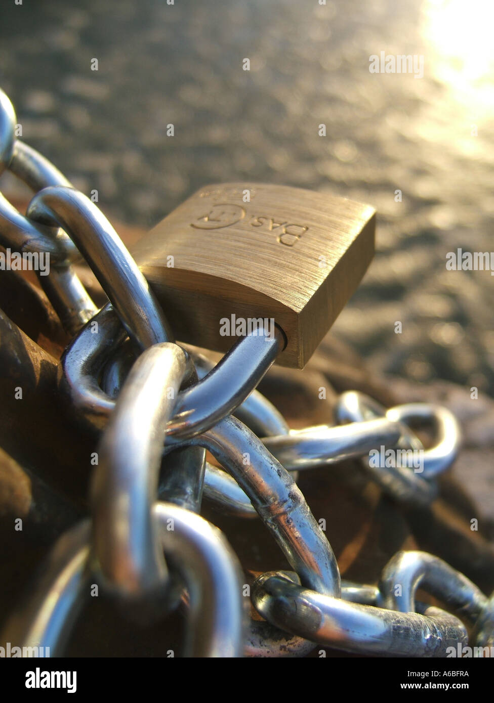 pad lock and sea Stock Photo - Alamy