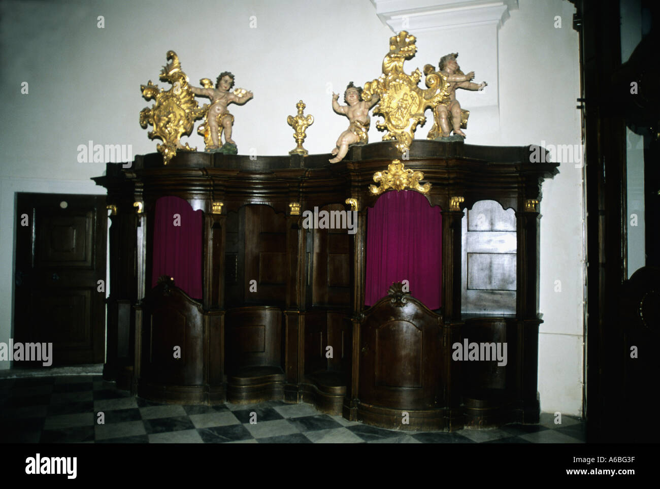 Confession box hi-res stock photography and images - Alamy