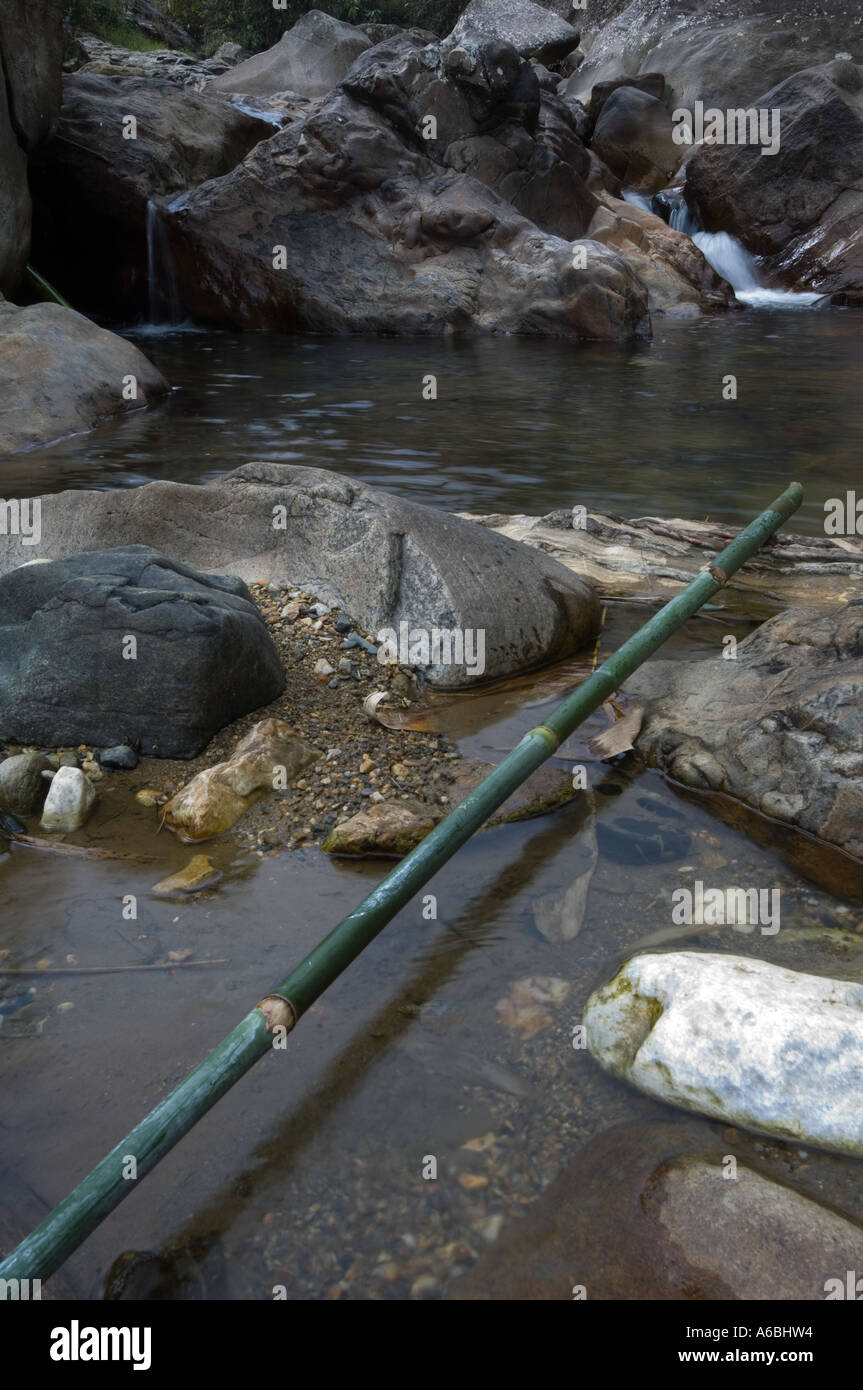 A river running through the valley in Sapa North Vietnam Stock Photo ...
