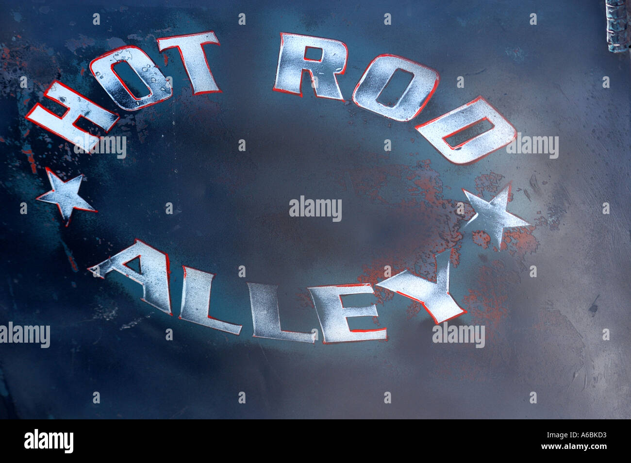Hot Rod Alley Stock Photo - Alamy