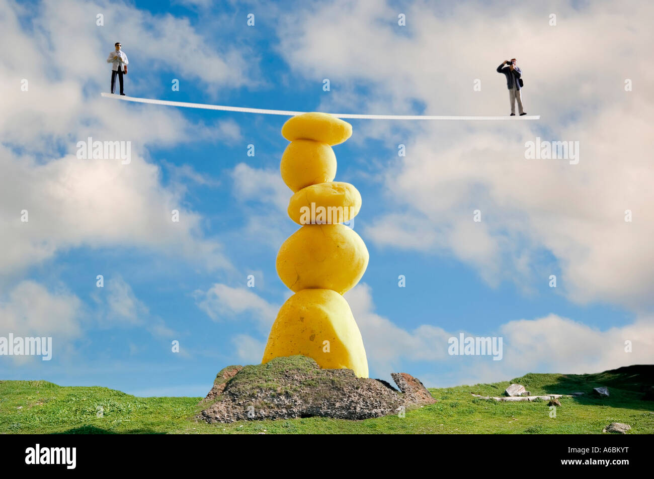 concept image of balance Stock Photo - Alamy