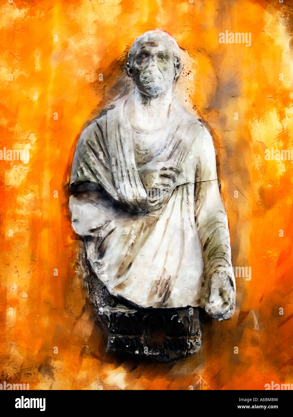 Coloured roman statue hi-res stock photography and images - Alamy
