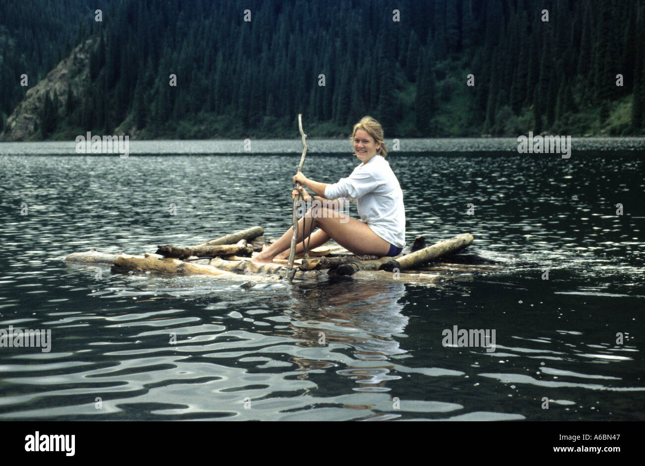 Makeshift raft hi-res stock photography and images - Alamy