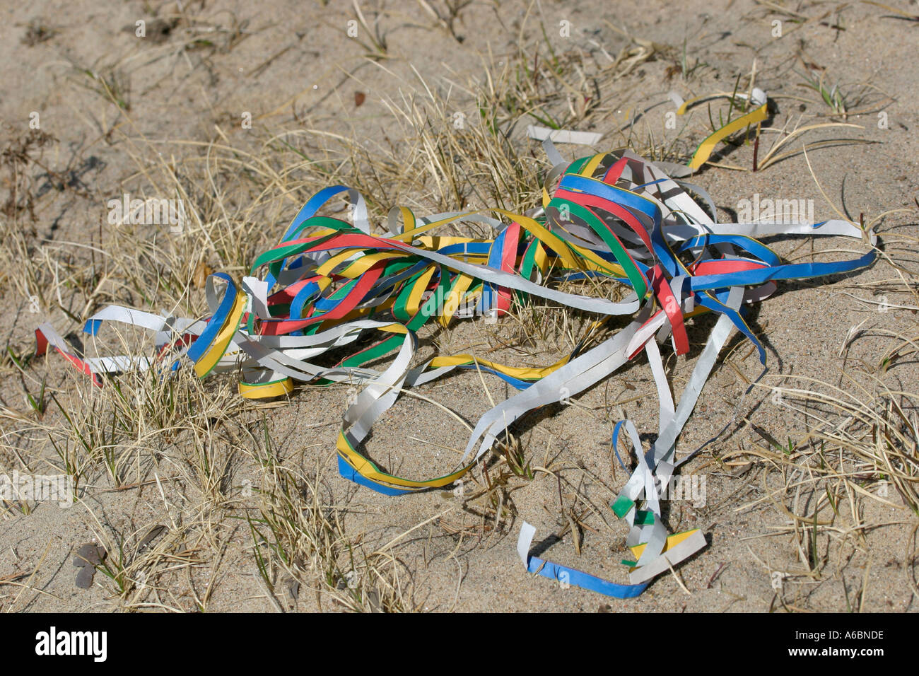 confetti paper streamer Stock Photo - Alamy
