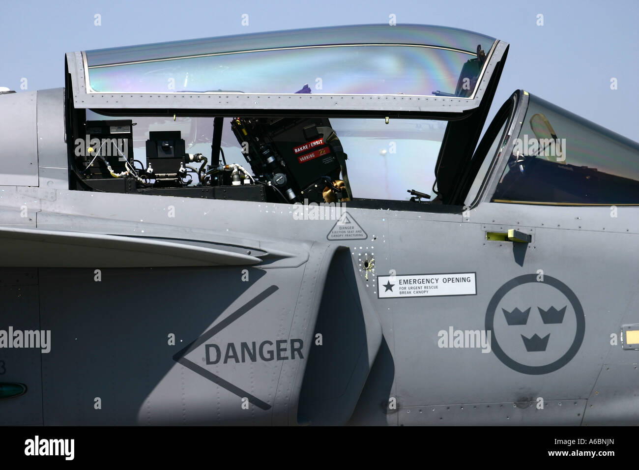 Grippen cockpit hi-res stock photography and images - Alamy
