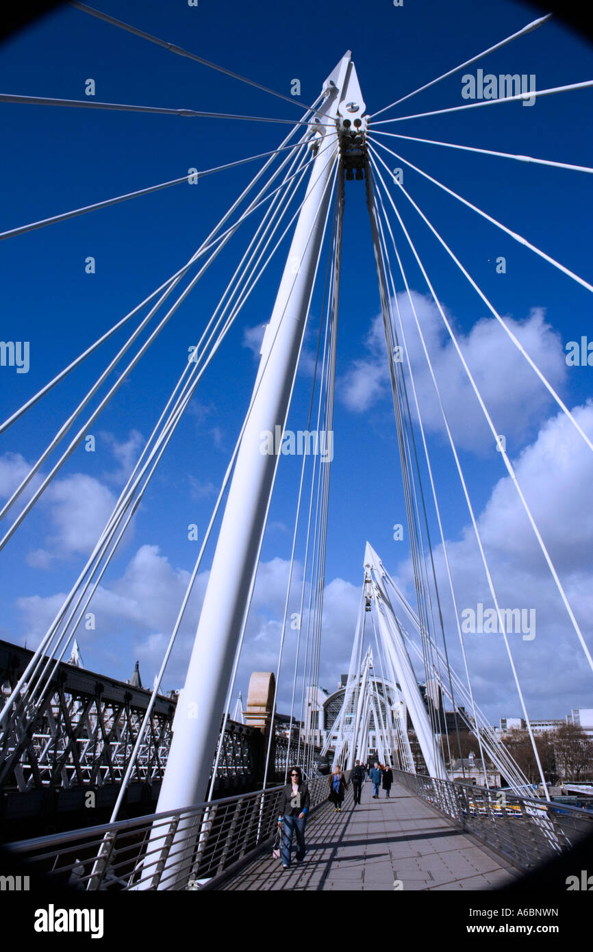 BRIDGE VIGNETTE. Vignetted image of support stuctures, looking down ...