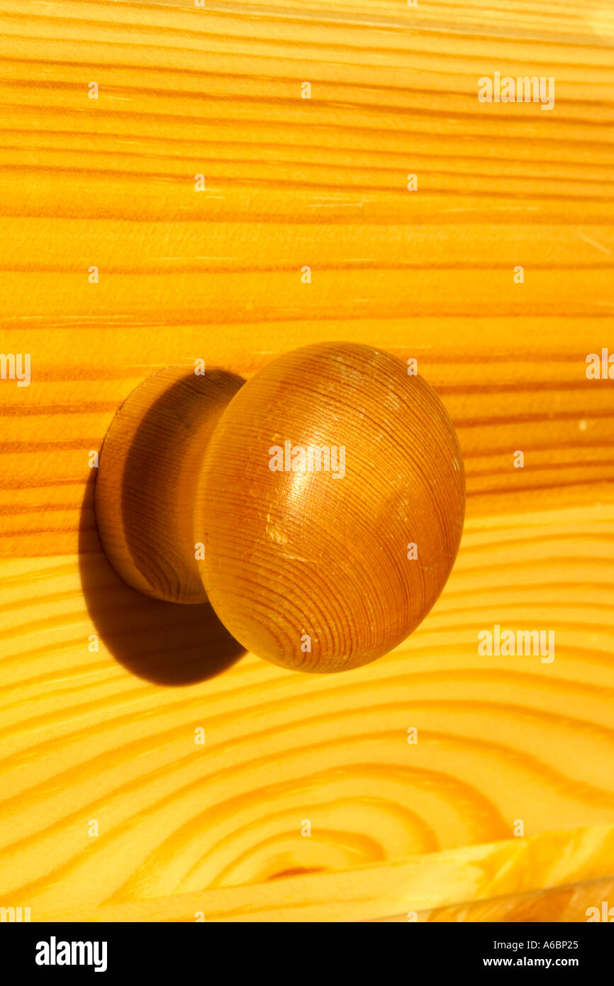 Wooden knob of drawer hi-res stock photography and images - Alamy
