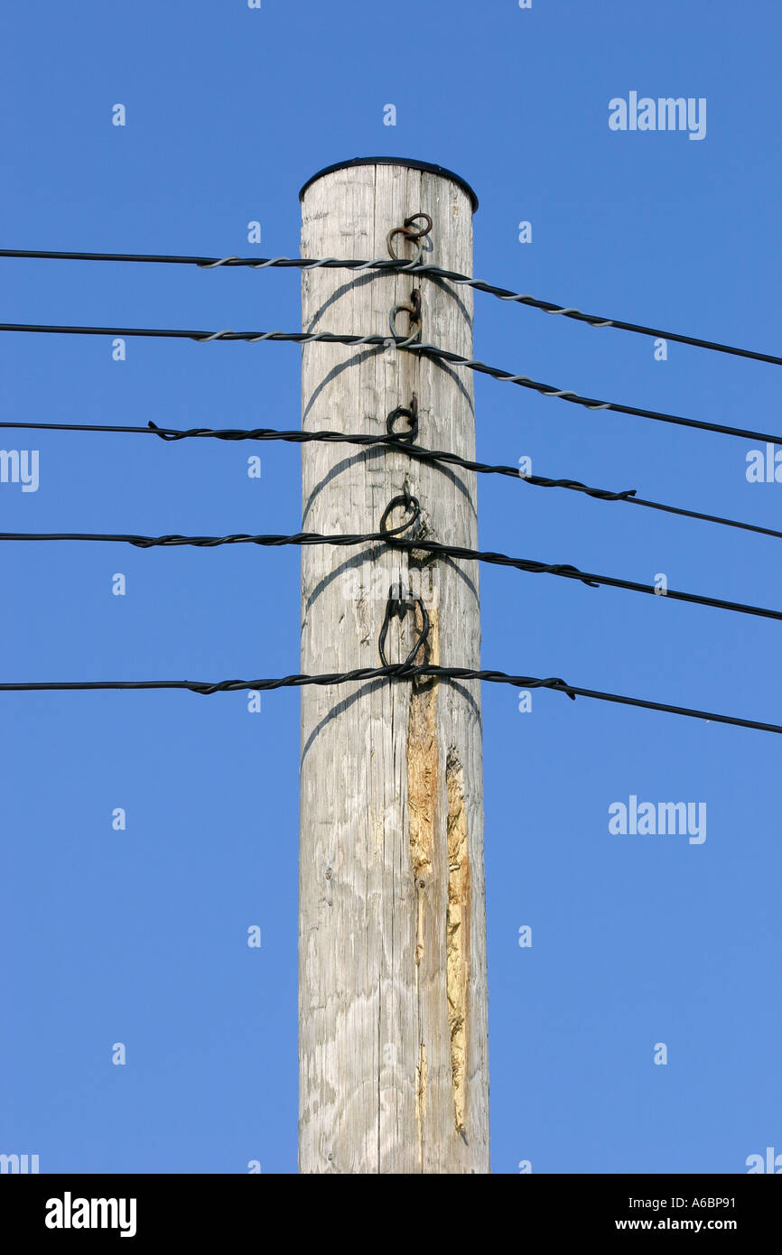 Old telephone lines hi-res stock photography and images - Alamy