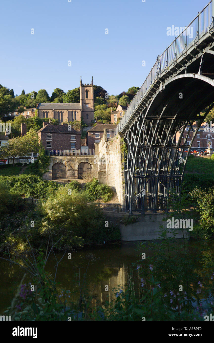 Bridge Ironbridge Shropshire England Stock Photo - Alamy