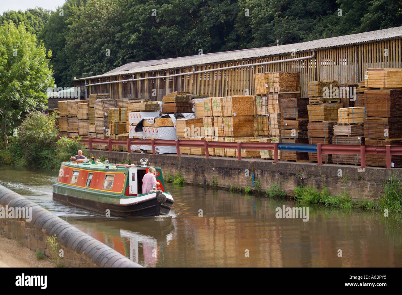 Narrow Boat Staffordshire and Worcestershire Canal Kidderminster ...