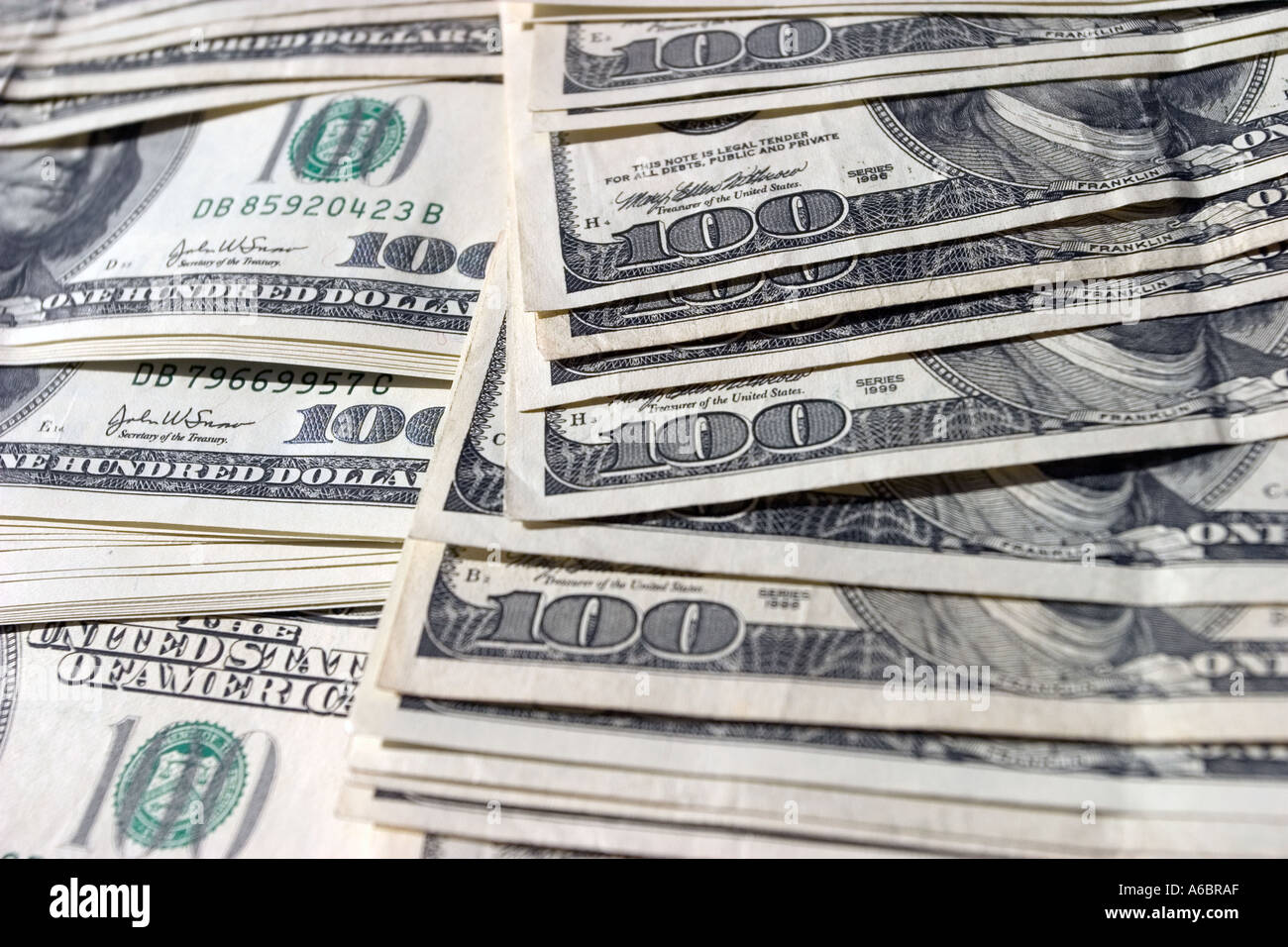 5000 dollars in cash in One hundred american currency Dollars Stock ...