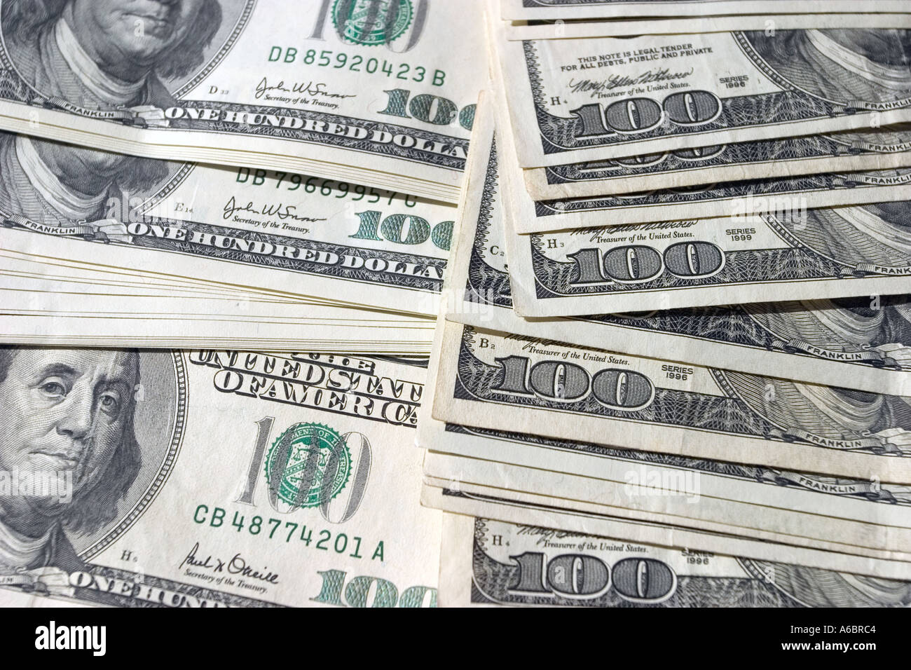 5000 dollars in cash in One hundred american currency Dollars Stock ...