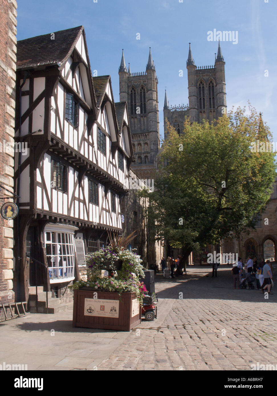Leigh Pemberton House and Cathedral Lincoln Lincolnshire England Stock ...