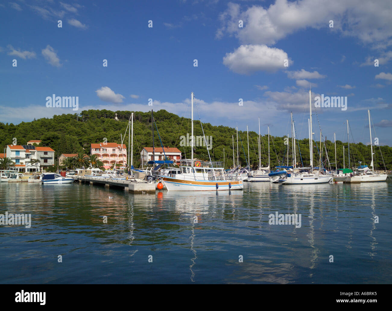 Village of Kukljica island of Ugljan Croatia Stock Photo - Alamy