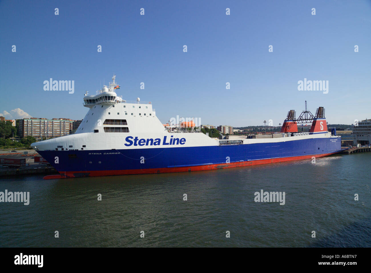 Ro Ro Freight Ferry Gota River Gothenburg Sweden Stock Photo - Alamy