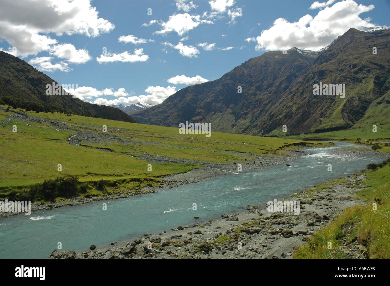 East Matukituki Valley Mt Aspiring National Park New Zealand Stock ...