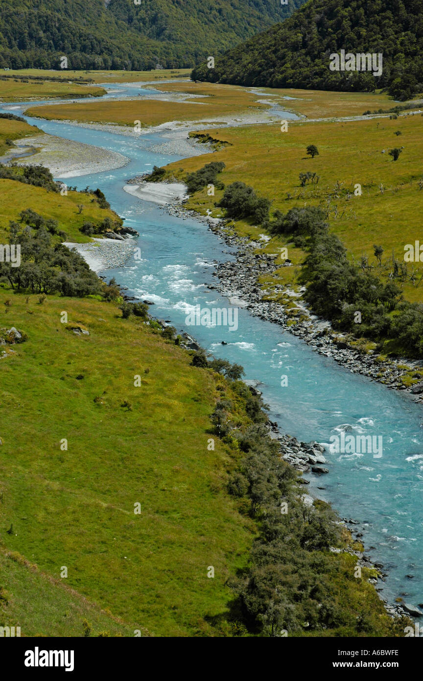 East Matukituki Valley Aspiring National Park New Zealand Stock Photo ...