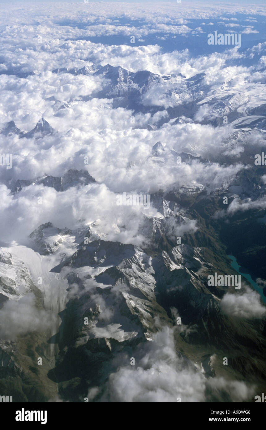 Ariel view alps hi-res stock photography and images - Alamy