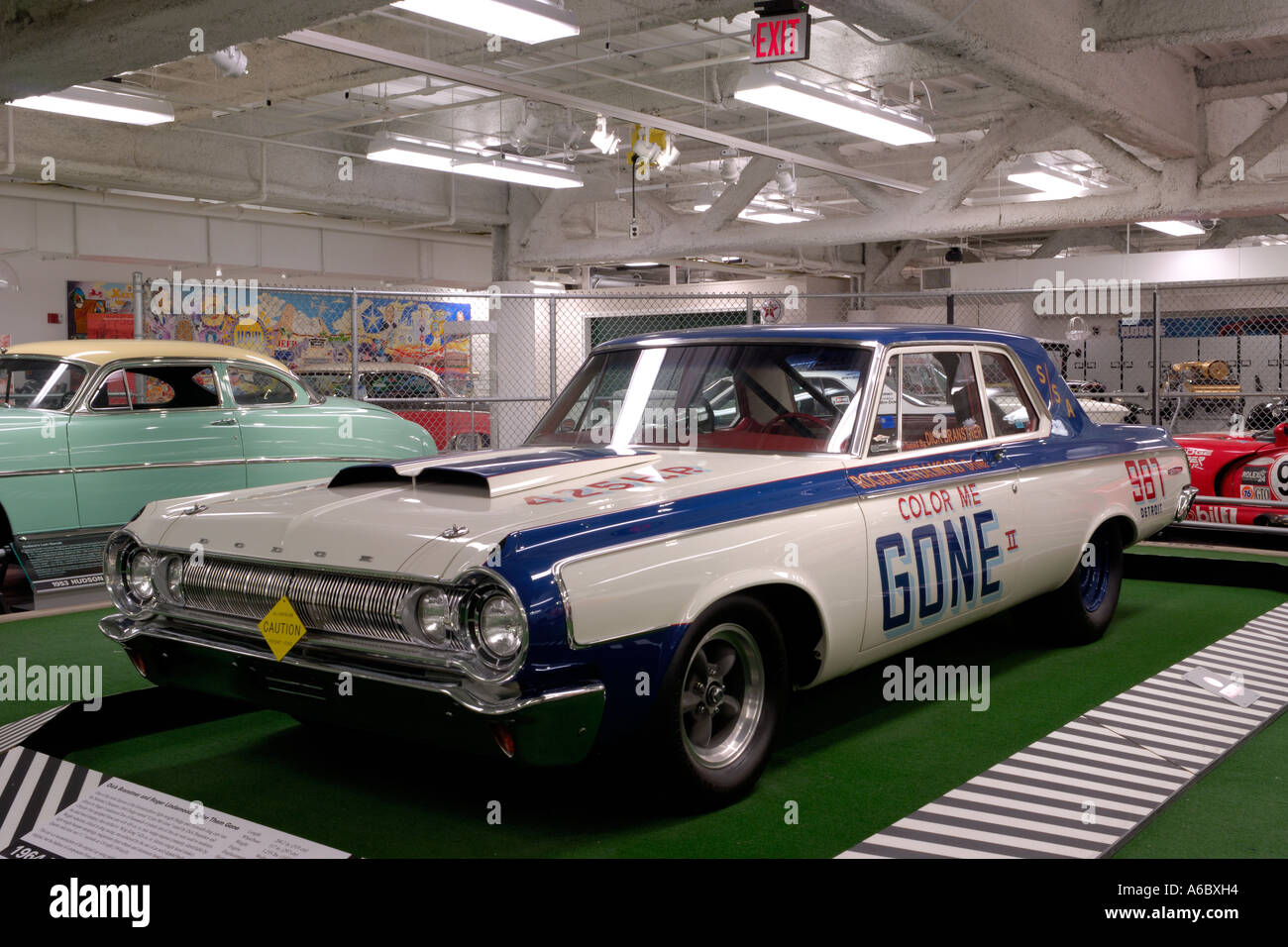 Roger Lindamood 1964 Color Me Gone II Dodge drag racing car on display ...