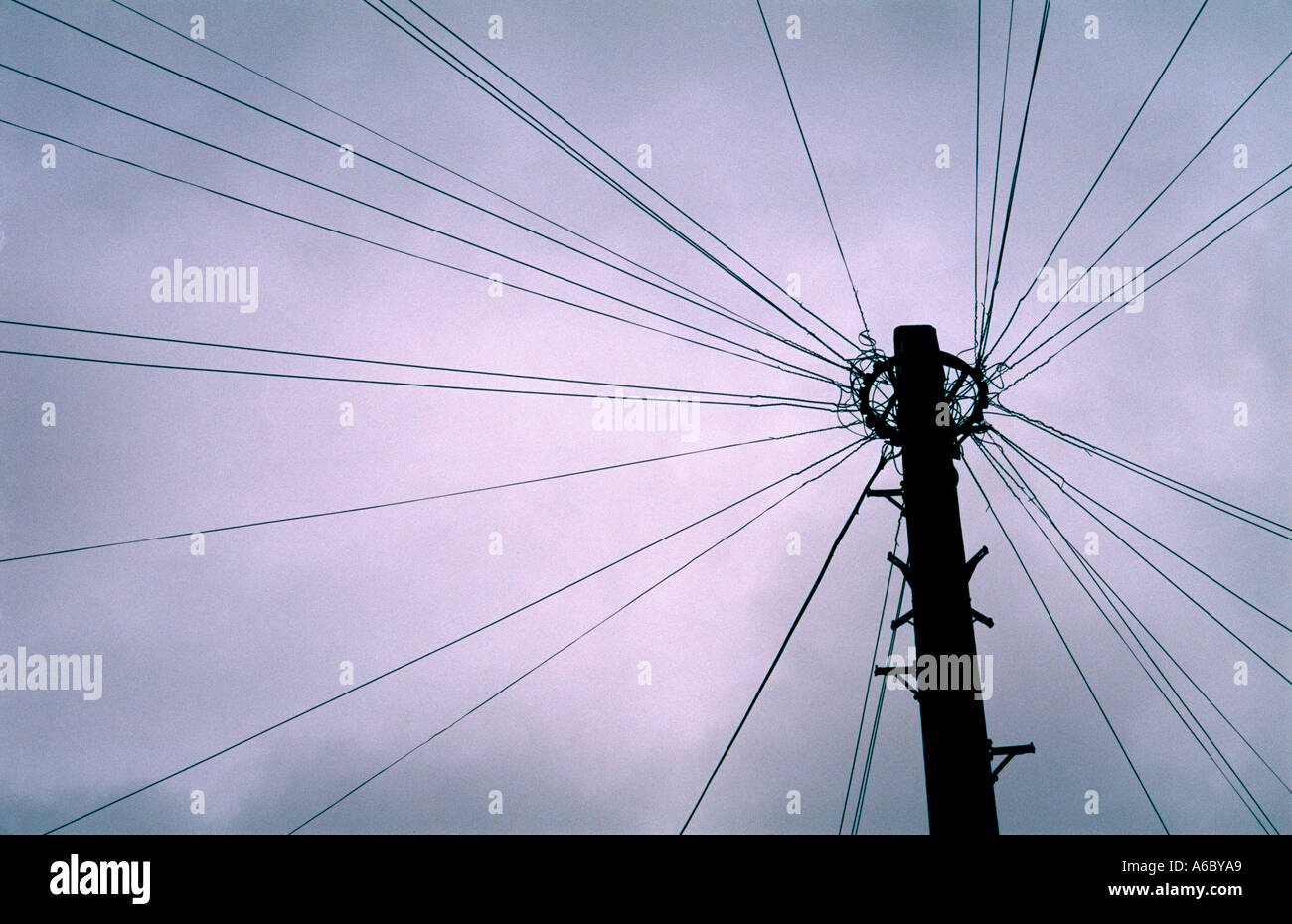 Telephone wires hi-res stock photography and images - Alamy