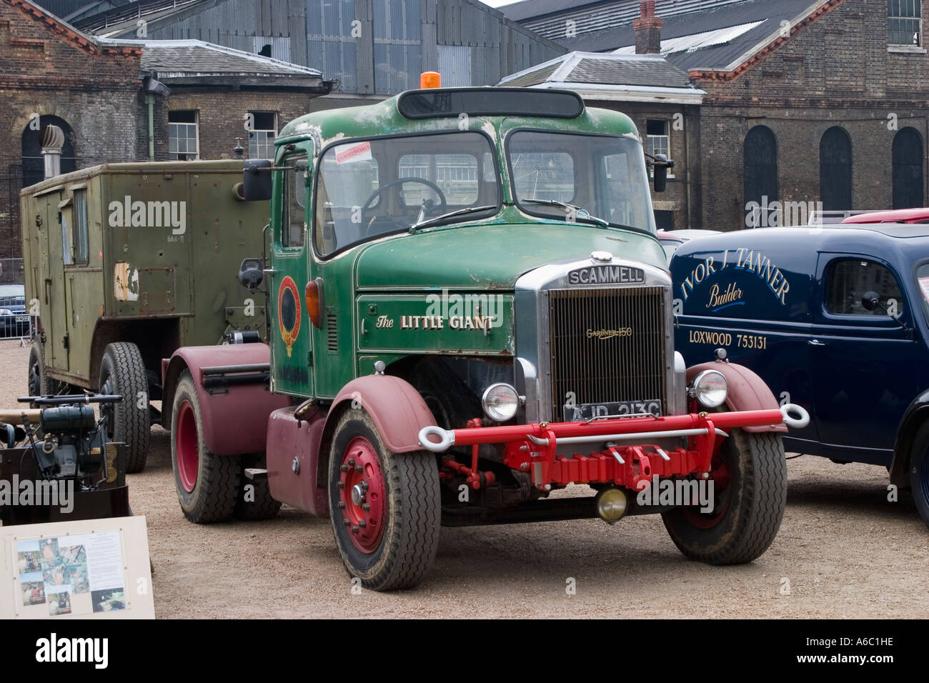 Scammell Lorry with trailer Stock Photo - Alamy