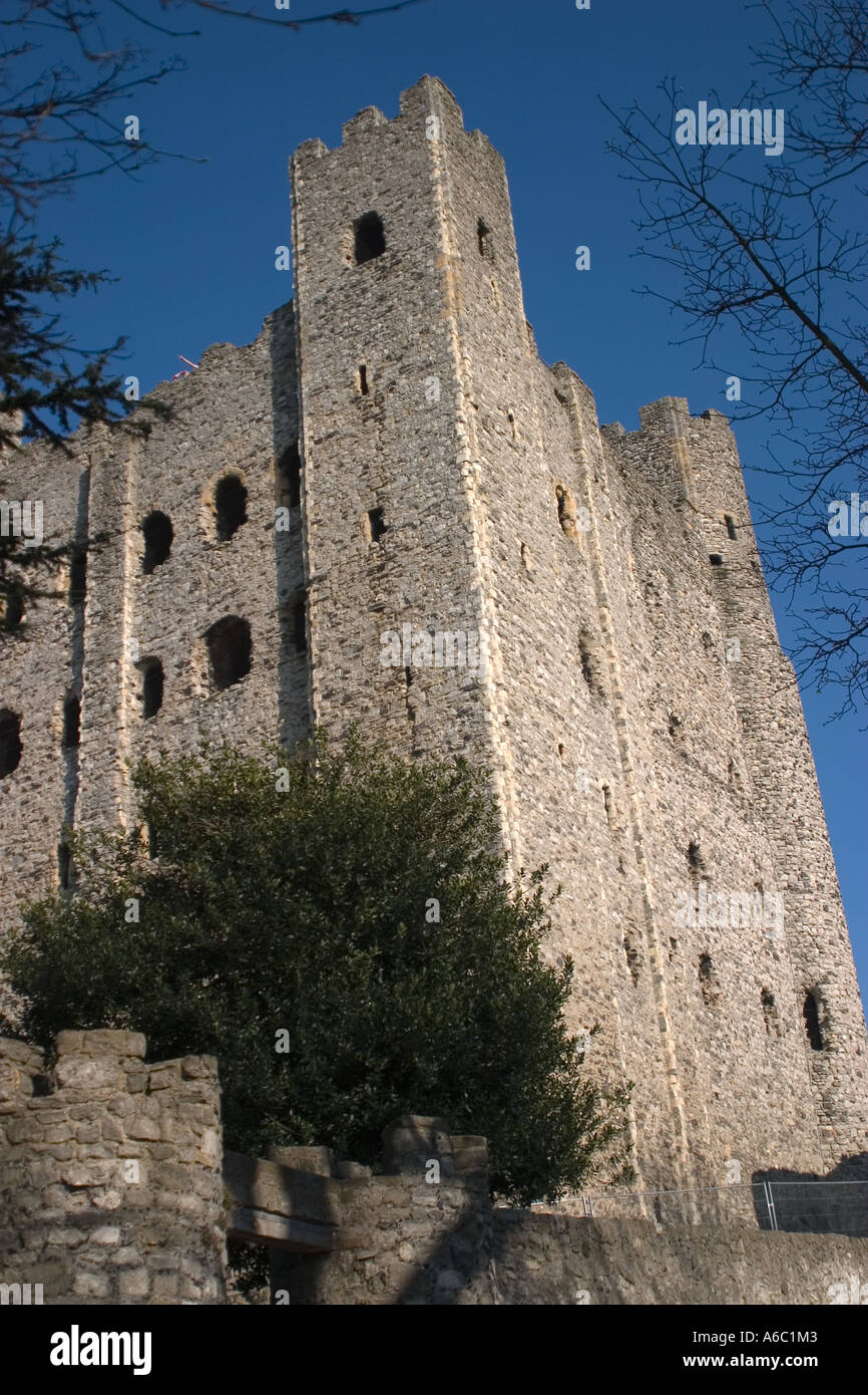 Historic Rochester Castle in Kent Stock Photo - Alamy