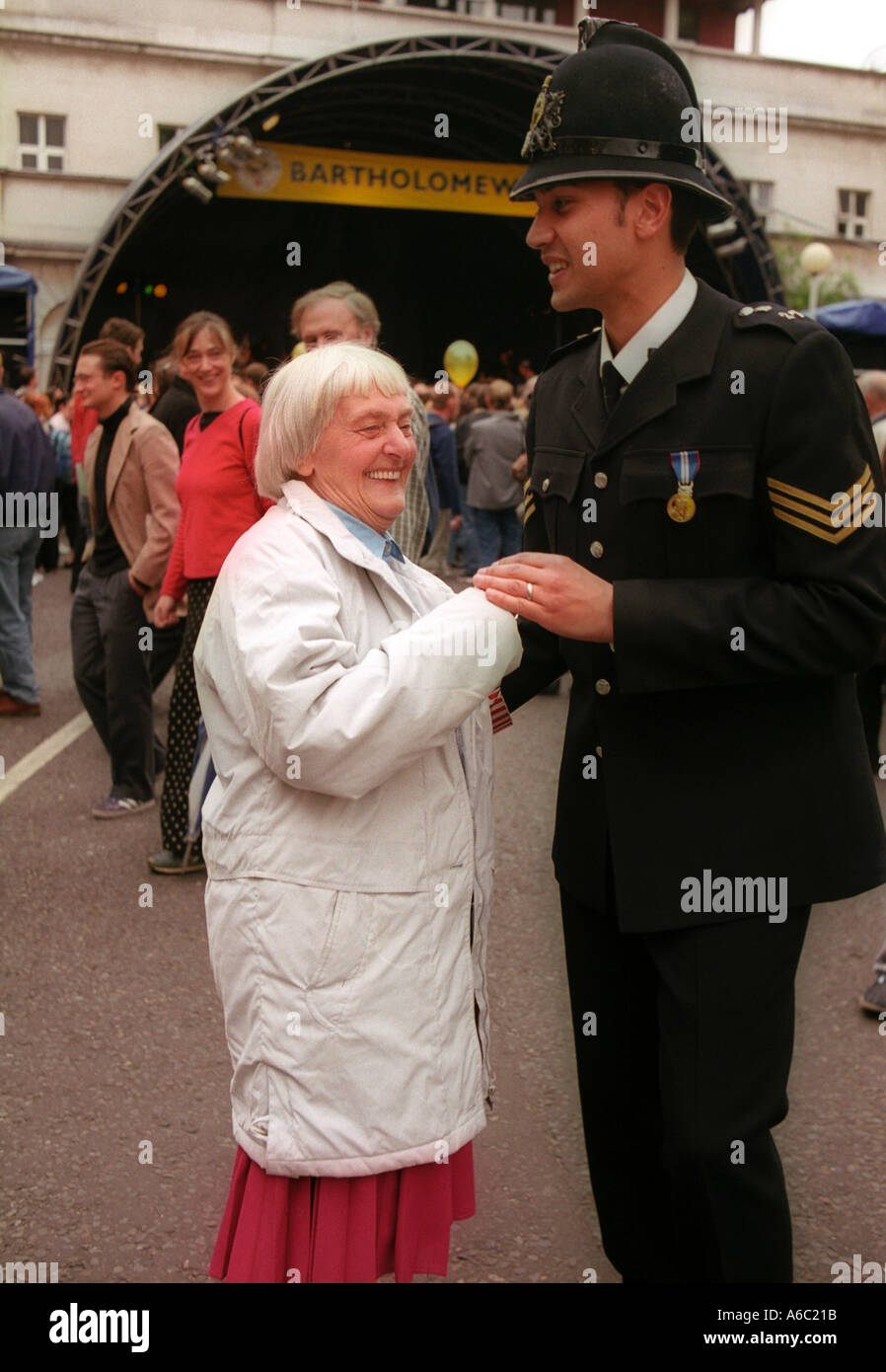 Dancing with an English Bobby at a London Festival in Smithfield’s ...