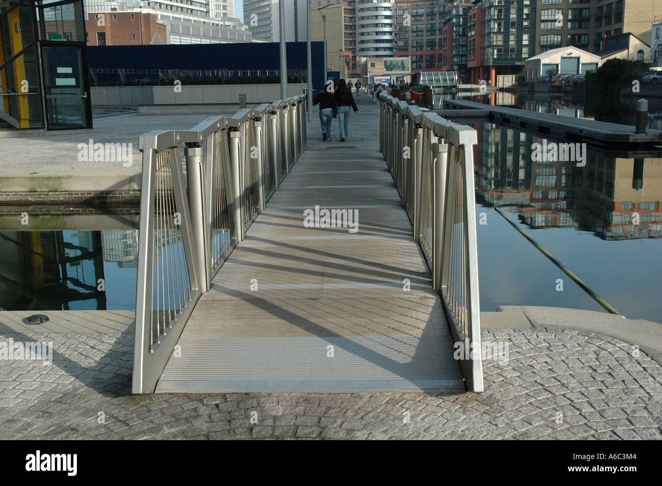 Open rolling bridge paddington basin hi-res stock photography and ...
