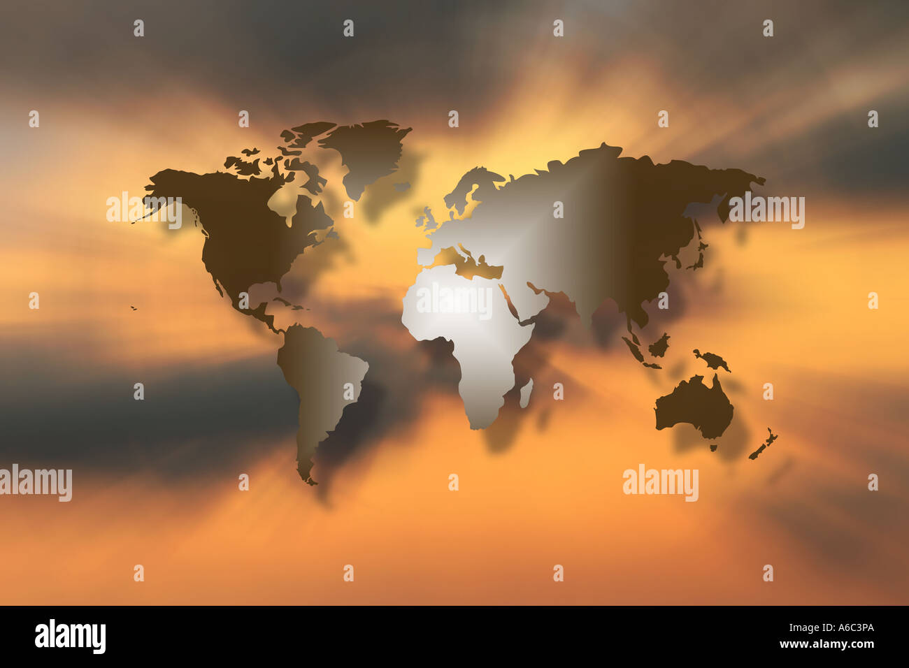 Globality concept illustration Stock Photo - Alamy