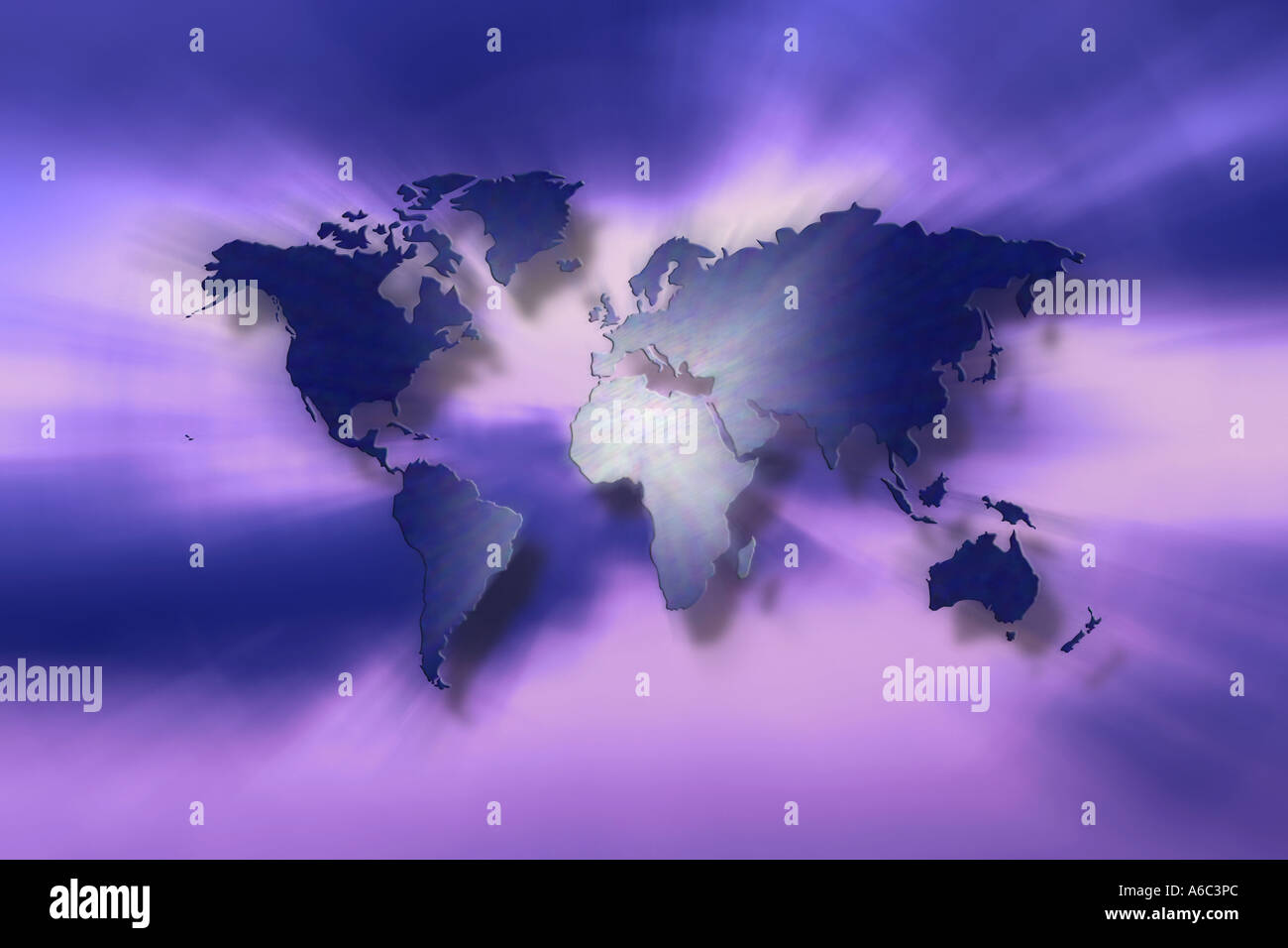 Globality concept illustration Stock Photo - Alamy