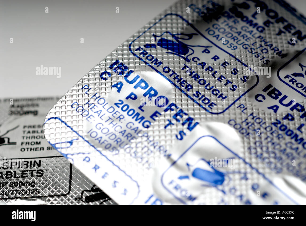 Blister Pack ibuprofen pharmaceutical Stock Photo - Alamy