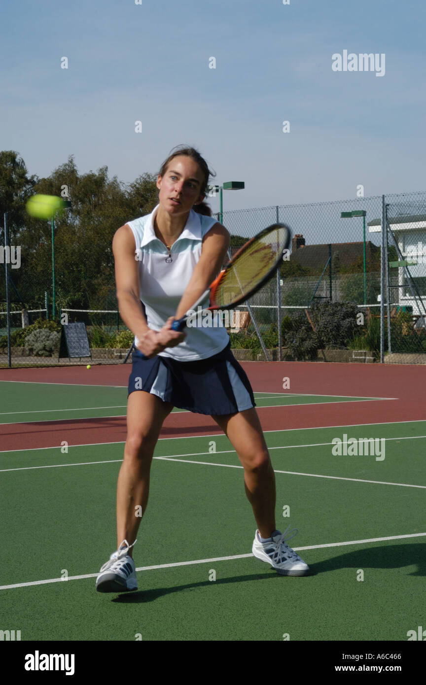 Tennis player girl Model Released Shoot No 3015 Stock Photo - Alamy