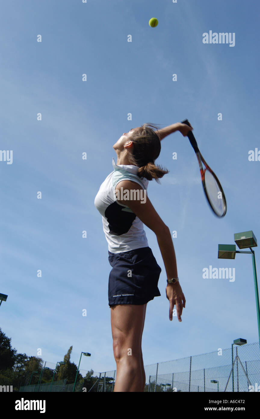 Tennis player girl Model Released Shoot No 3015 Stock Photo - Alamy