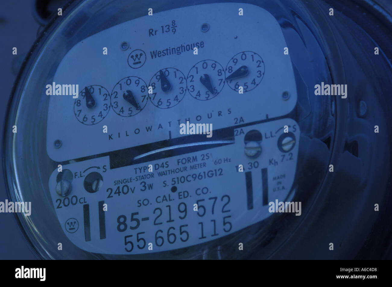 American home electrical meter Stock Photo - Alamy