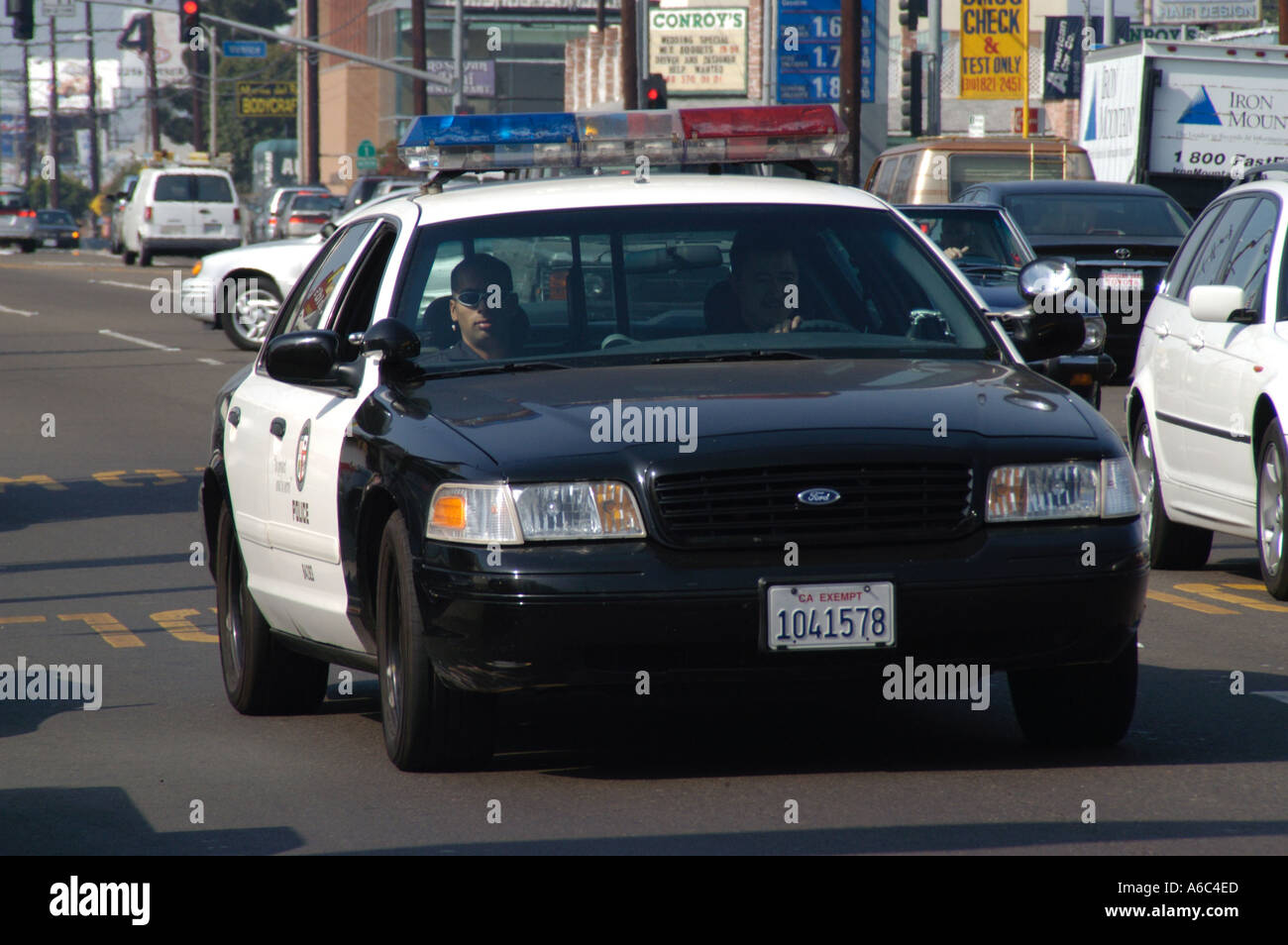 LA police car Stock Photo - Alamy