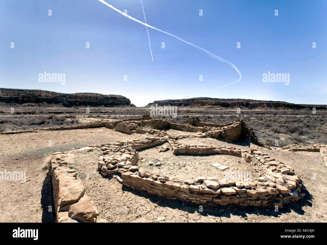 Chaco Culture National Historical Park situated in Chaco Canyon a major ...