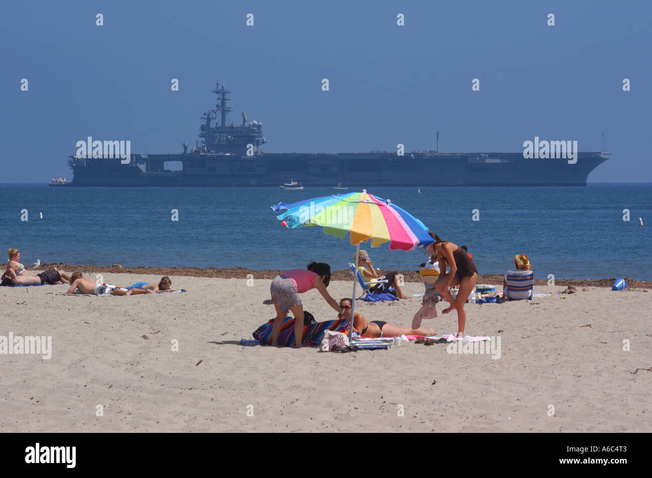U.S.S. Ronald Reagan Stock Photo - Alamy