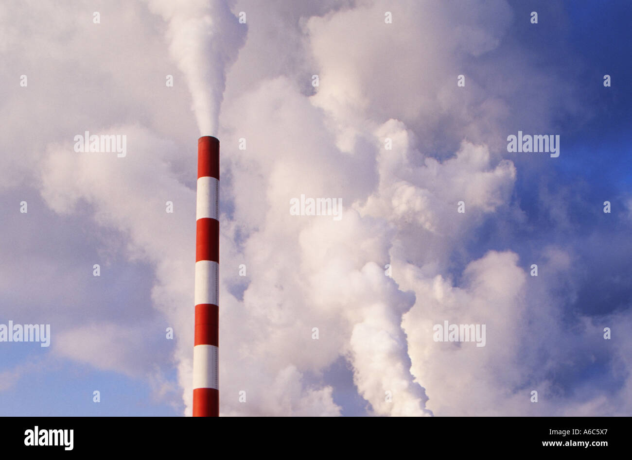 Industrial smoke stack Stock Photo - Alamy