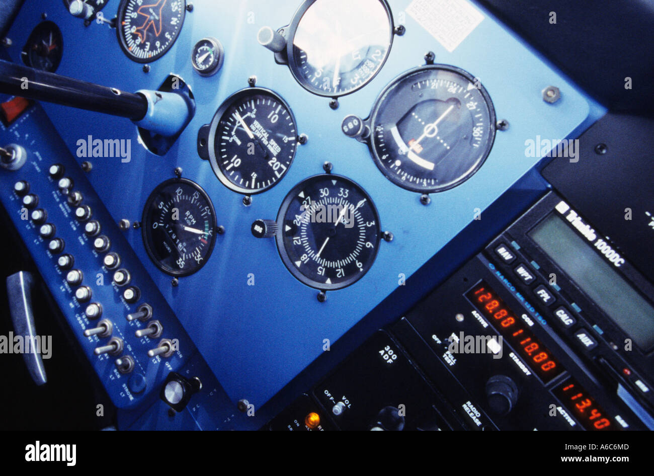 Cessna 172 Panel Stock Photo - Alamy