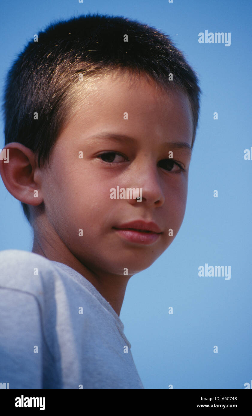 portrait of young boy Stock Photo - Alamy
