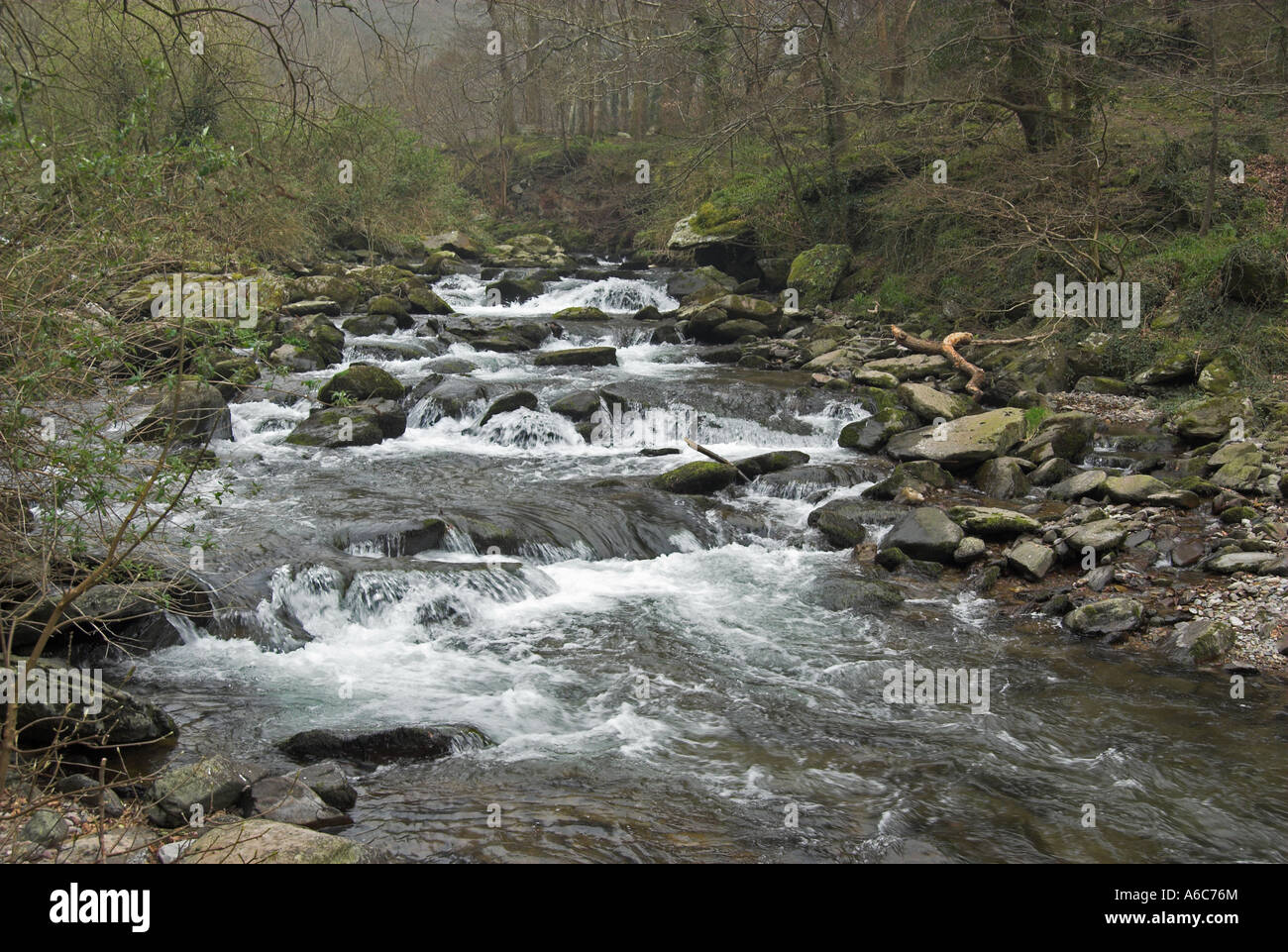View of River Lyn, Lynmouth, Devon Stock Photo - Alamy