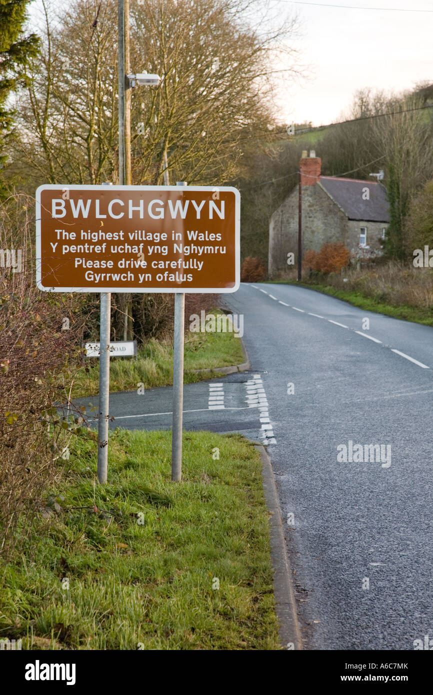 Uk north wales wrexham village hi-res stock photography and images - Alamy