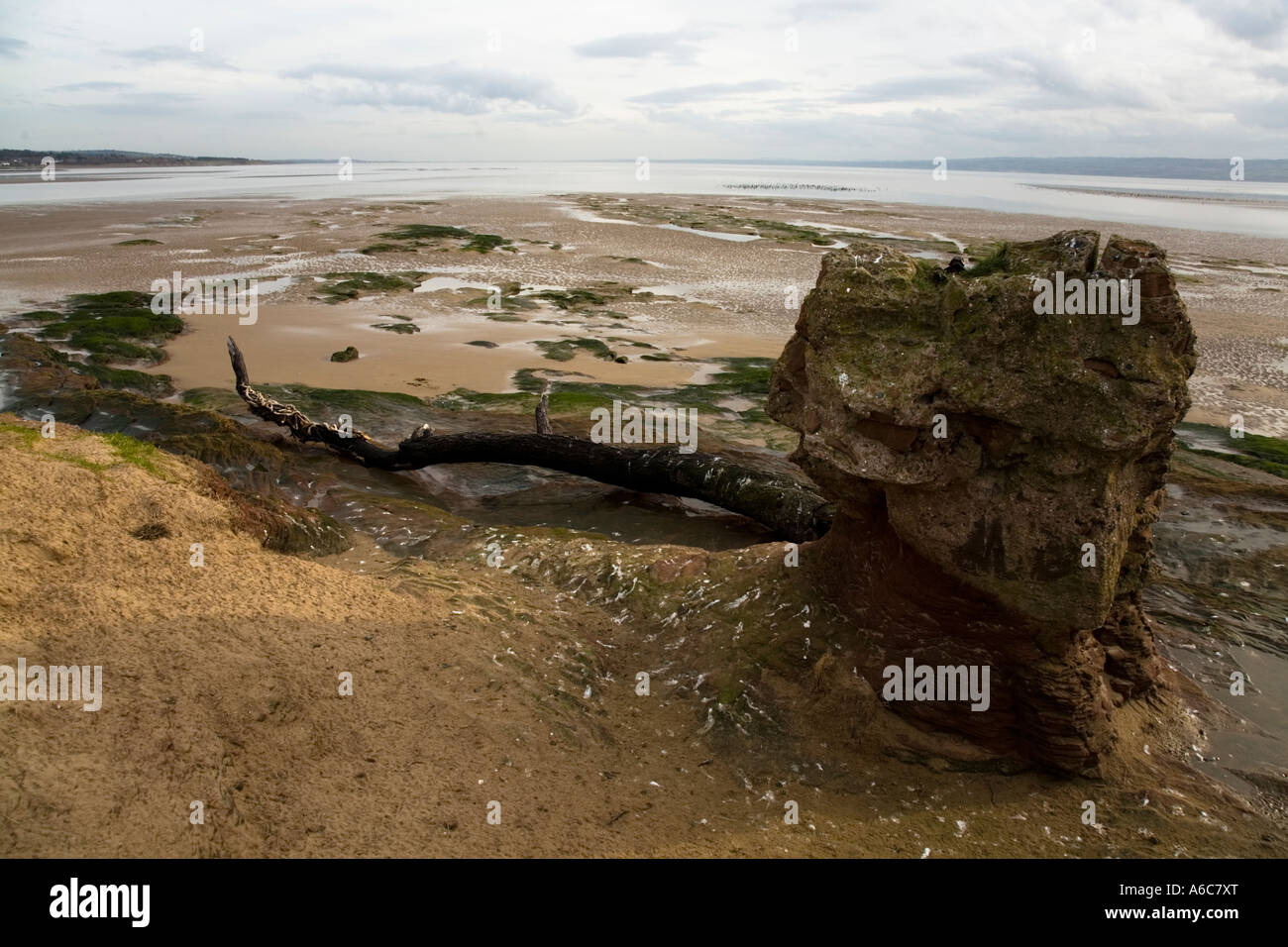The Dee Estuary from Little Eye near Hilbre Island Dee Estuary UK Stock ...